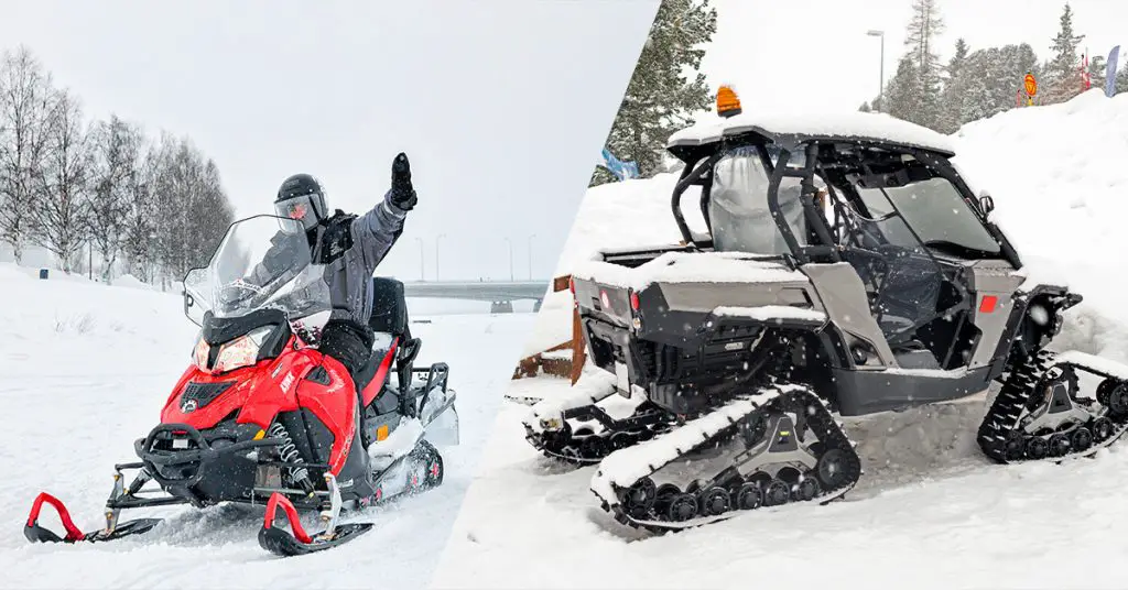 Snowmobile VS UTV with Tracks: Which One to Invest - UTV Ride